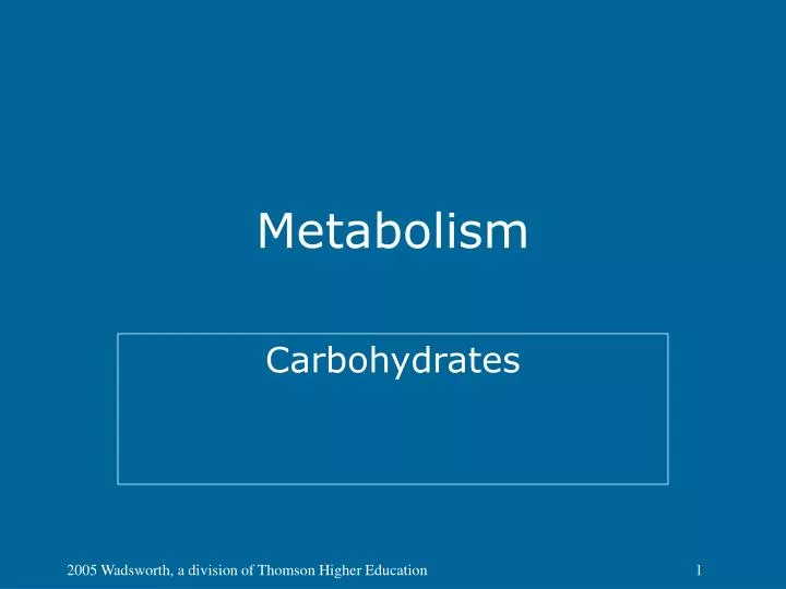 PPT - Metabolism PowerPoint Presentation, free download - ID:5641842
