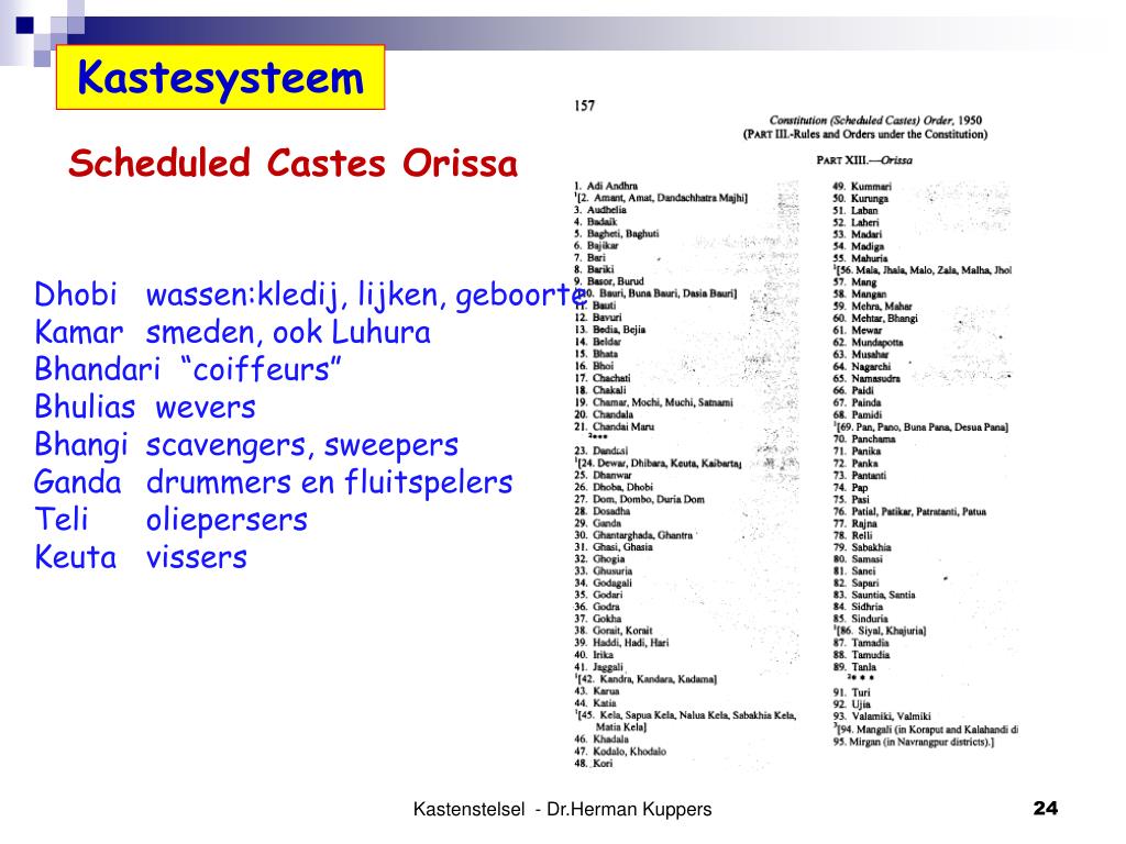 PPT - Een Geschiedenis van India deel II – Caste Systeem PowerPoint ...