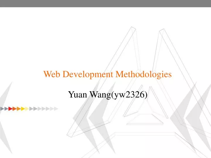 PPT - Web Development Methodologies PowerPoint Presentation, free ...
