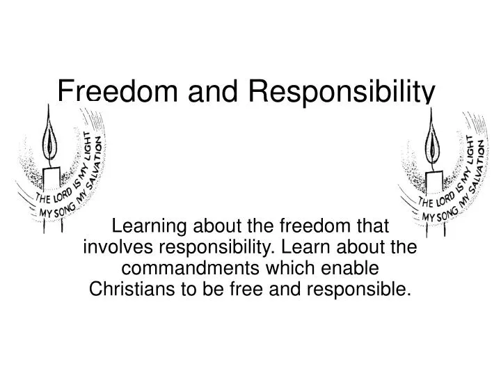 PPT - Freedom and Responsibility PowerPoint Presentation, free download ...