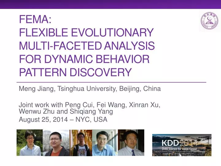 PPT - FEMA: Flexible evolutionary Multi-faceted analysis for dynamic ...