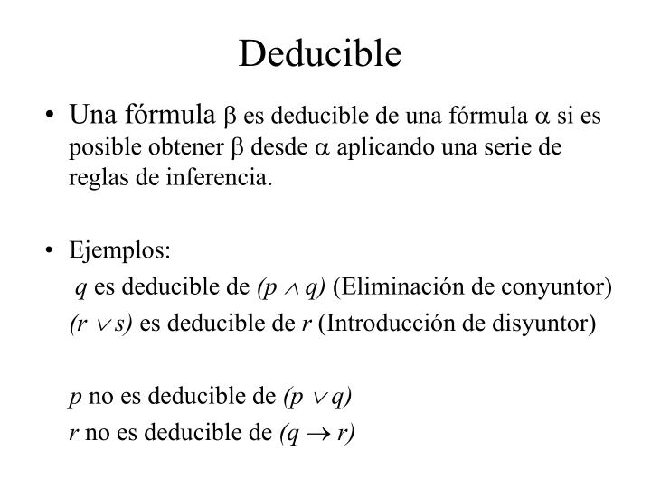 PPT - Tema 4. Cálculo deductivo en lógica proposicional PowerPoint ...