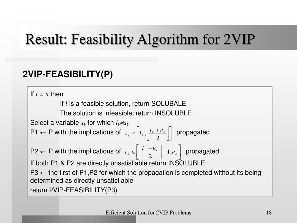 Ppt Efficient Solutions For 2 Variables Per Constraint Integer Programming Problems Powerpoint