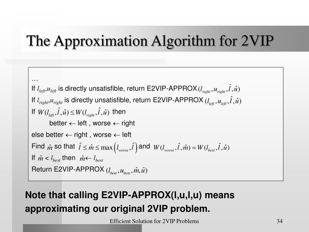 Ppt Efficient Solutions For 2 Variables Per Constraint Integer Programming Problems Powerpoint