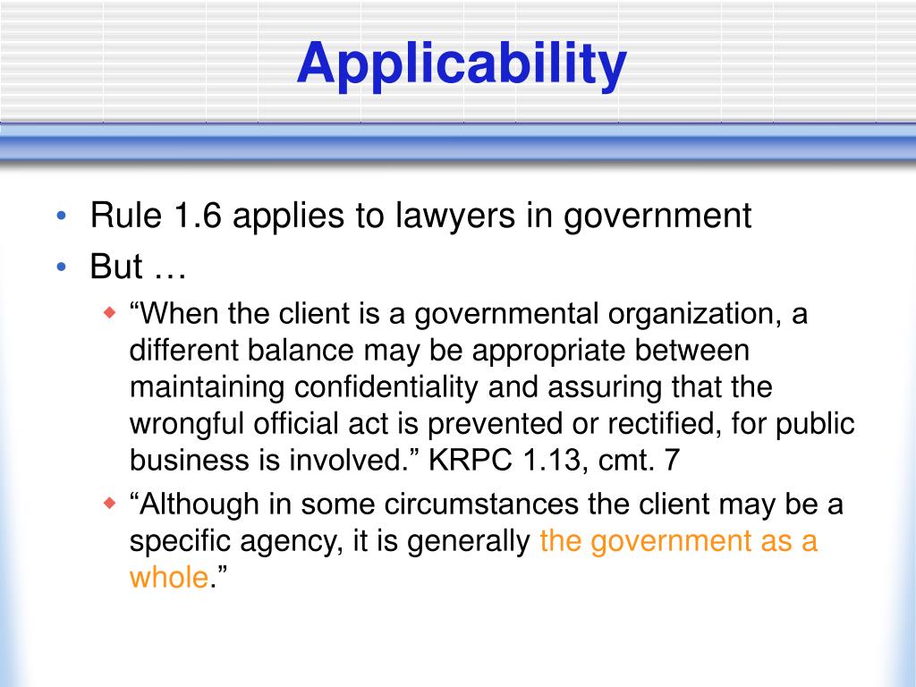 PPT - The Government Lawyer and Confidentiality PowerPoint Presentation ...
