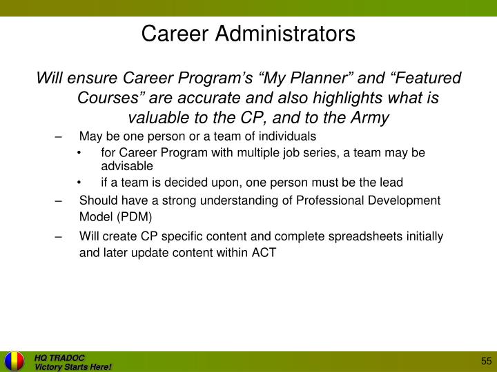 PPT - Army Career Tracker (ACT) Civilian User Overview 21 February 2012 ...