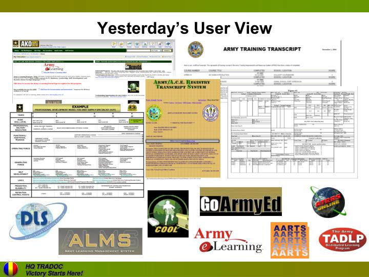 PPT - Army Career Tracker (ACT) Civilian User Overview 21 February 2012 ...