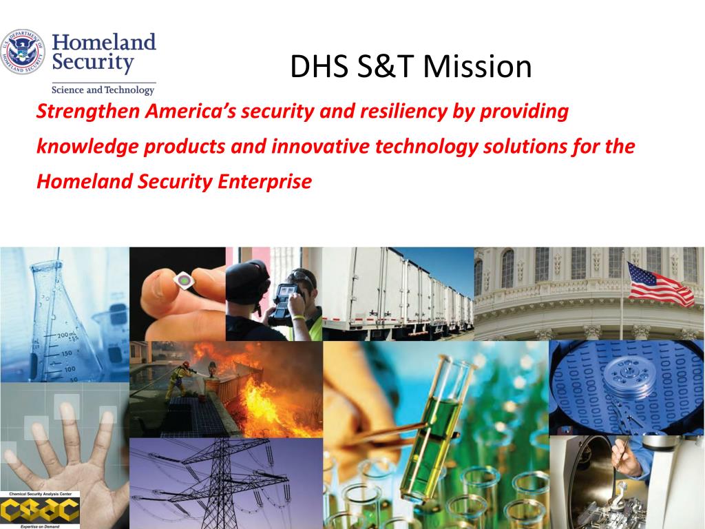 PPT - Science & Technology Directorate Chemical Security Analysis ...