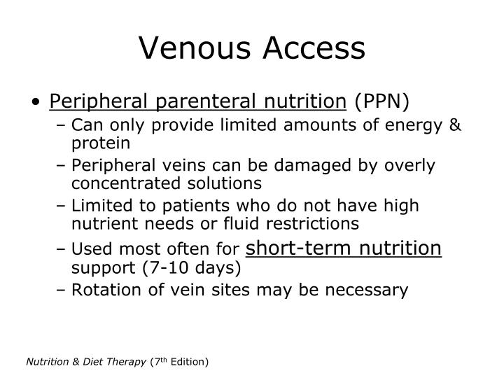 PPT - Specialized Nutrition Support: Enteral & Parenteral Nutrition ...