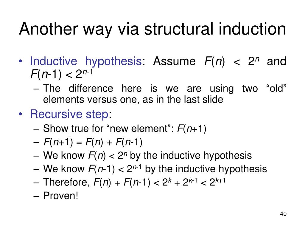 Ppt Recursive Definitions And Structural Induction Powerpoint