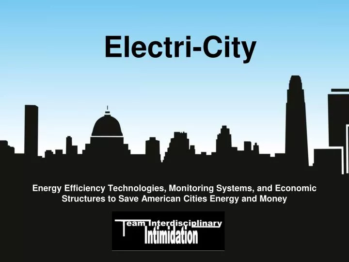 PPT - Electri-City PowerPoint Presentation, free download - ID:5650155