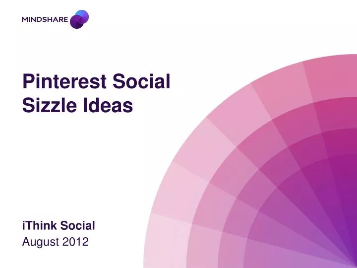PPT - Pinterest Social Sizzle Ideas PowerPoint Presentation, free ...