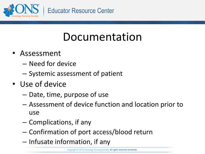 PPT - Implanted Ports: Procedure for Access and Care PowerPoint ...