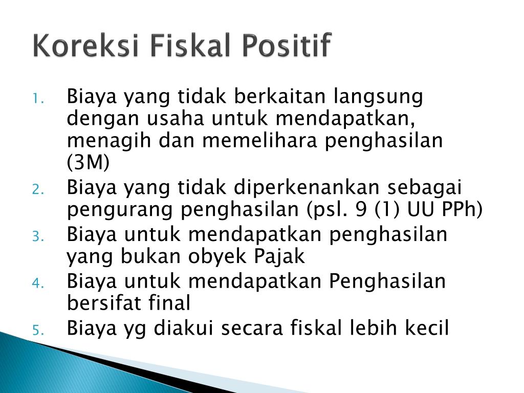 PPT - Penyusunan laporan keuangan fiskal KOREKSI FISKAL PowerPoint ...