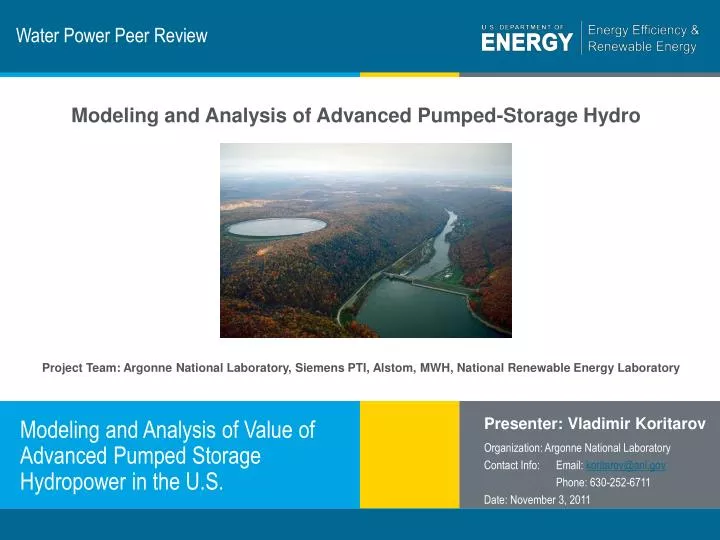 PPT - Water Power Peer Review PowerPoint Presentation, free download ...
