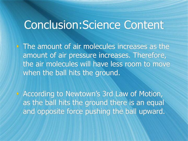 PPT - How does the air pressure of a basketball affect the height of ...