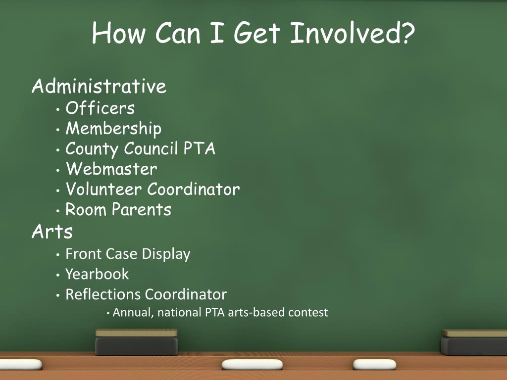 PPT - Parent Teacher Association (PTA) 101 Long Branch – Where the ...