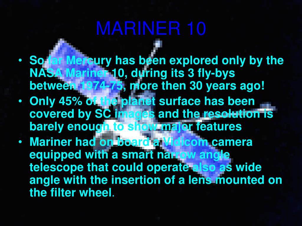 PPT - BepiColombo: The Italian Scientific Participation PowerPoint ...