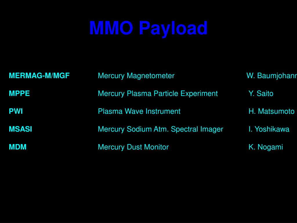 PPT - BepiColombo: The Italian Scientific Participation PowerPoint ...