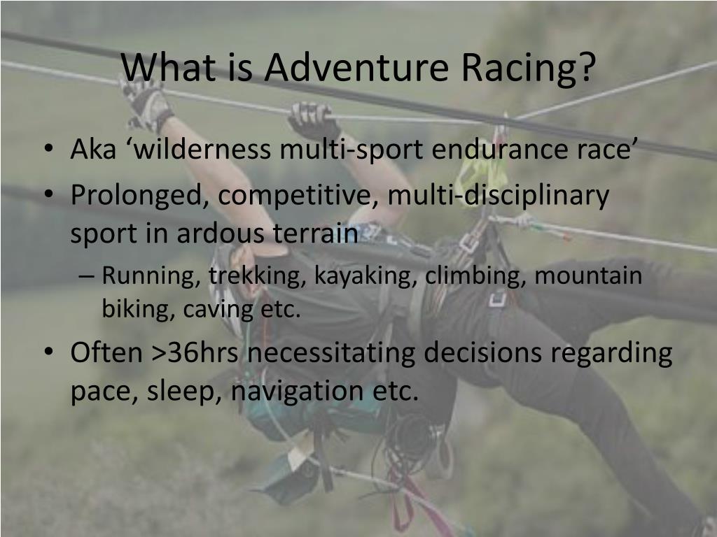 PPT - Adventure Race Medicine PowerPoint Presentation, free download ...