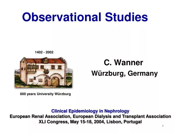 PPT - Observational Studies PowerPoint Presentation, free download - ID ...