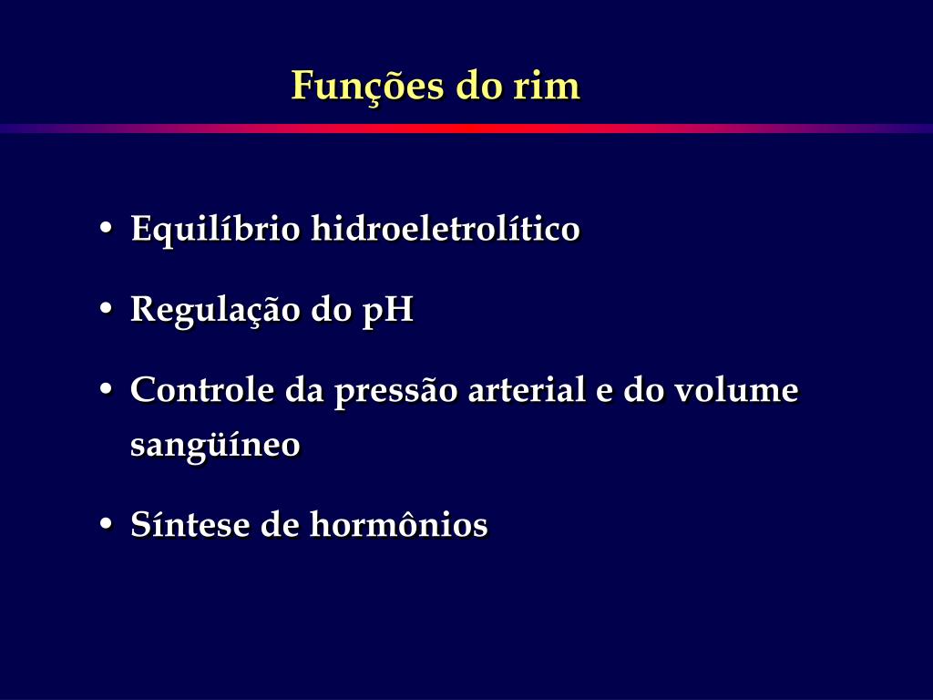 PPT - Noções básicas de Fisiologia renal PowerPoint Presentation, free ...