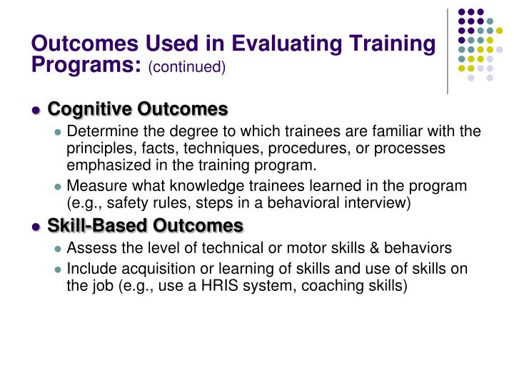 PPT - Reasons for Evaluating Training PowerPoint Presentation - ID:5653975