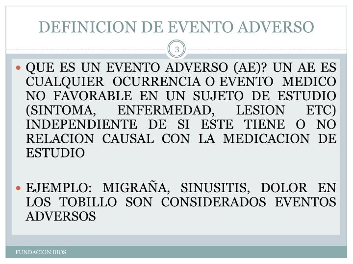 PPT - EVENTOS ADVERSOS PowerPoint Presentation - ID:5655374