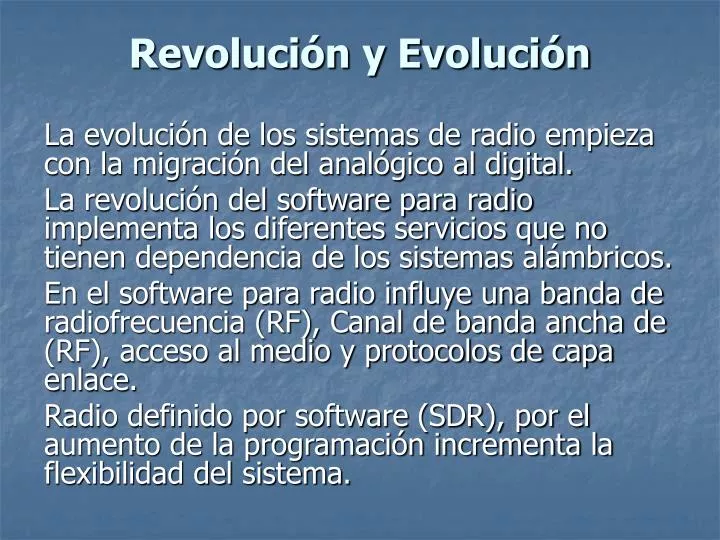 PPT - Revolución y Evolución PowerPoint Presentation, free download ...