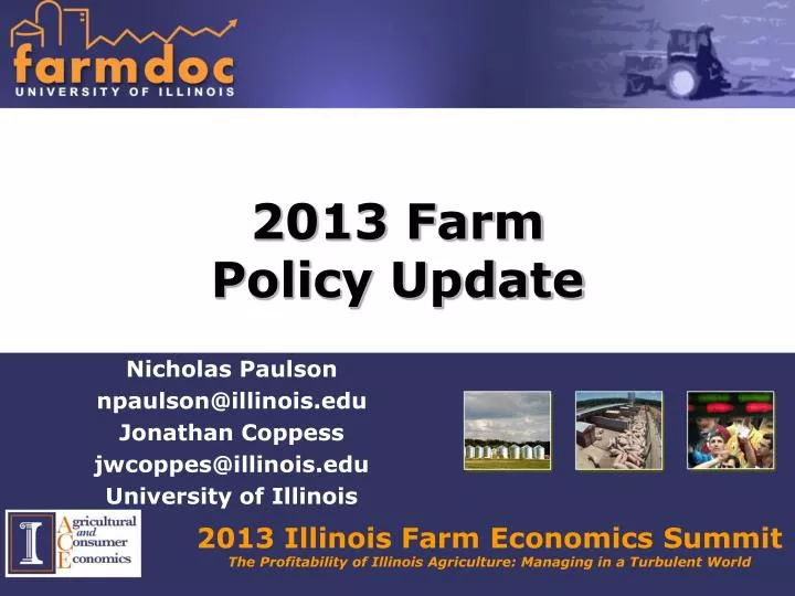 PPT - 2013 Farm Policy Update PowerPoint Presentation, free download ...