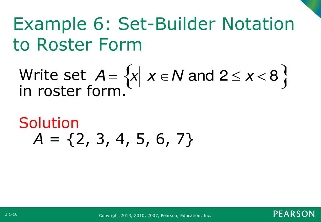 PPT Section 2 1 Set Concepts PowerPoint Presentation Free Download 