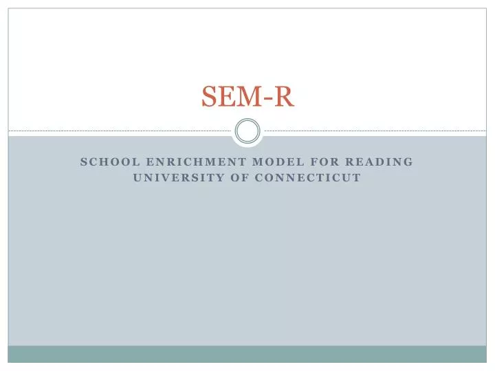 PPT - SEM-R PowerPoint Presentation, free download - ID:5656237