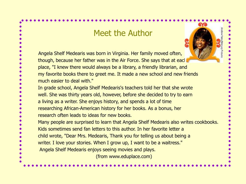 PPT - “Poppa’s New Pants” by Angela Shelf Medearis PowerPoint ...