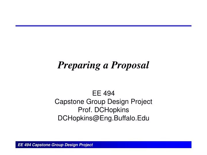 PPT - Preparing a Proposal PowerPoint Presentation, free download - ID ...
