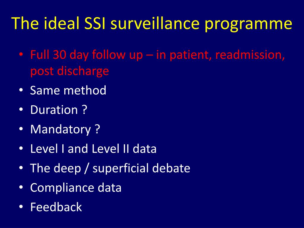 PPT - Surgical Site Infection Surveillance – Advancing the Prevention ...