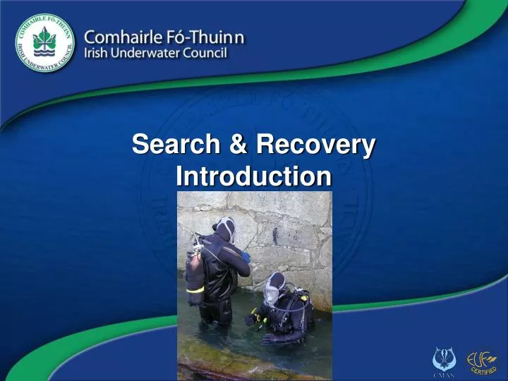 PPT - Search & Recovery Introduction PowerPoint Presentation, free ...