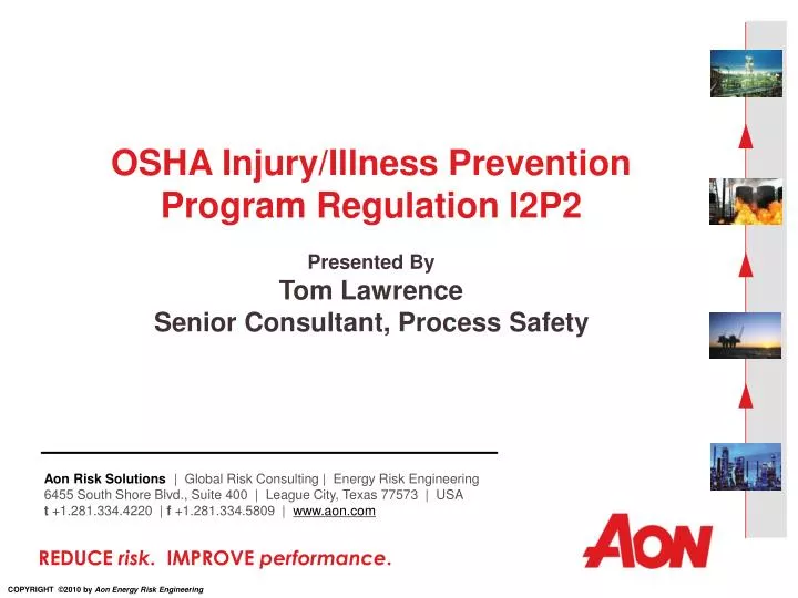 PPT - OSHA Injury/Illness Prevention Program Regulation I2P2 Presented ...