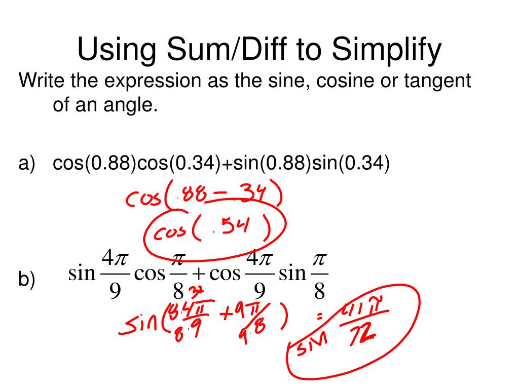 PPT - Sum & Difference Formulas PowerPoint Presentation, free download ... PPT - Sum & Difference Formulas PowerPoint Presentation, free download ...