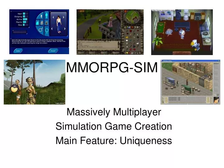 PPT - MMORPG-SIM PowerPoint Presentation, free download - ID:5658914