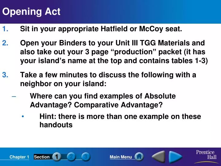 PPT - Opening Act PowerPoint Presentation, free download - ID:5659826