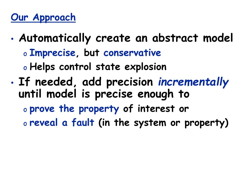 Ppt A Finite State Verification Approach For Software Systems