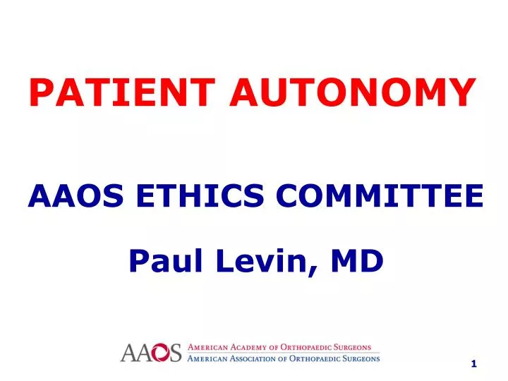 PPT - PATIENT AUTONOMY PowerPoint Presentation, free download - ID:5660019