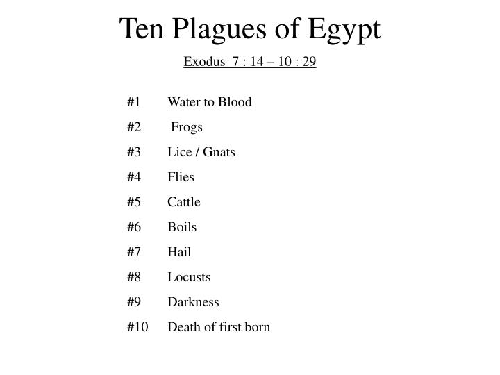 PPT - Ten Plagues of Egypt PowerPoint Presentation - ID:5660256