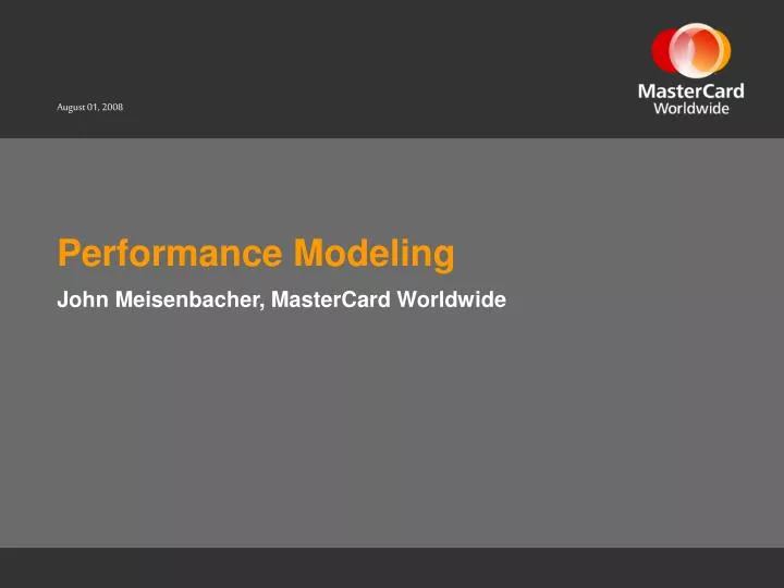 PPT - Performance Modeling PowerPoint Presentation, free download - ID:5660785