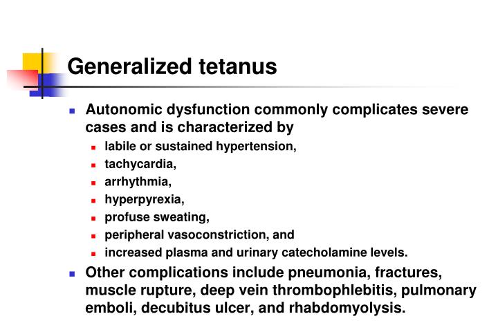 PPT - Tetanus PowerPoint Presentation - ID:5661453