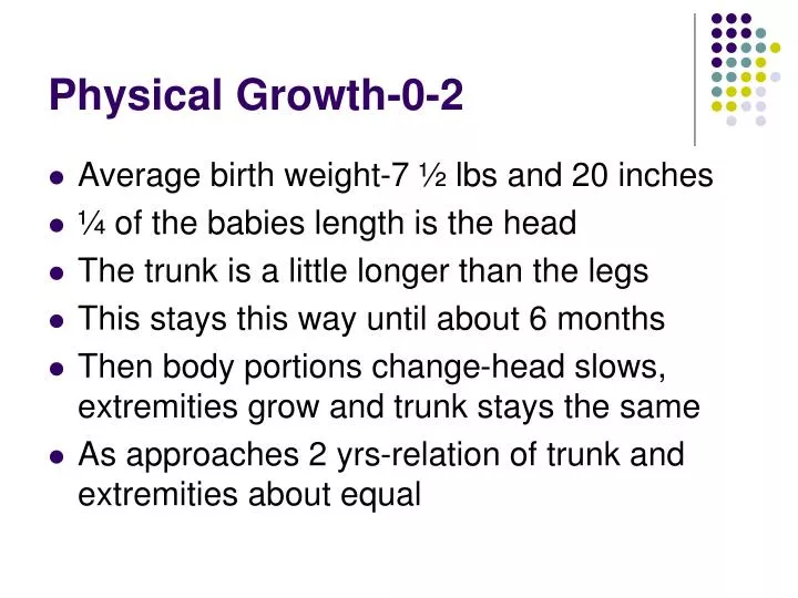 PPT - Physical Growth-0-2 PowerPoint Presentation, free download - ID ...