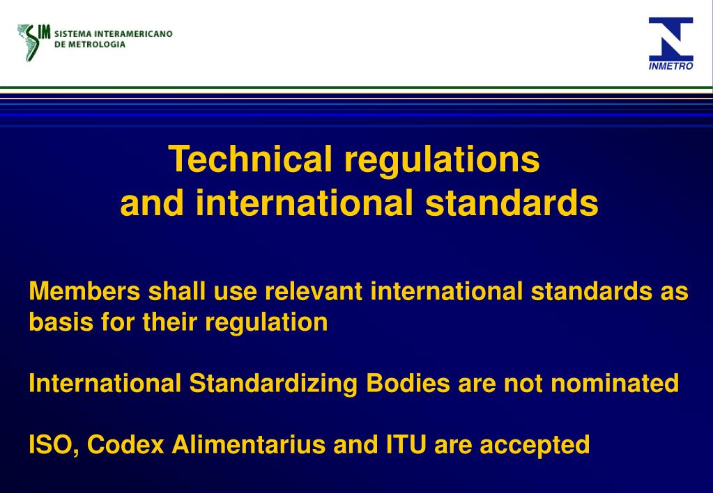 PPT - World Trade Organization Activities on Technical Barriers to ...