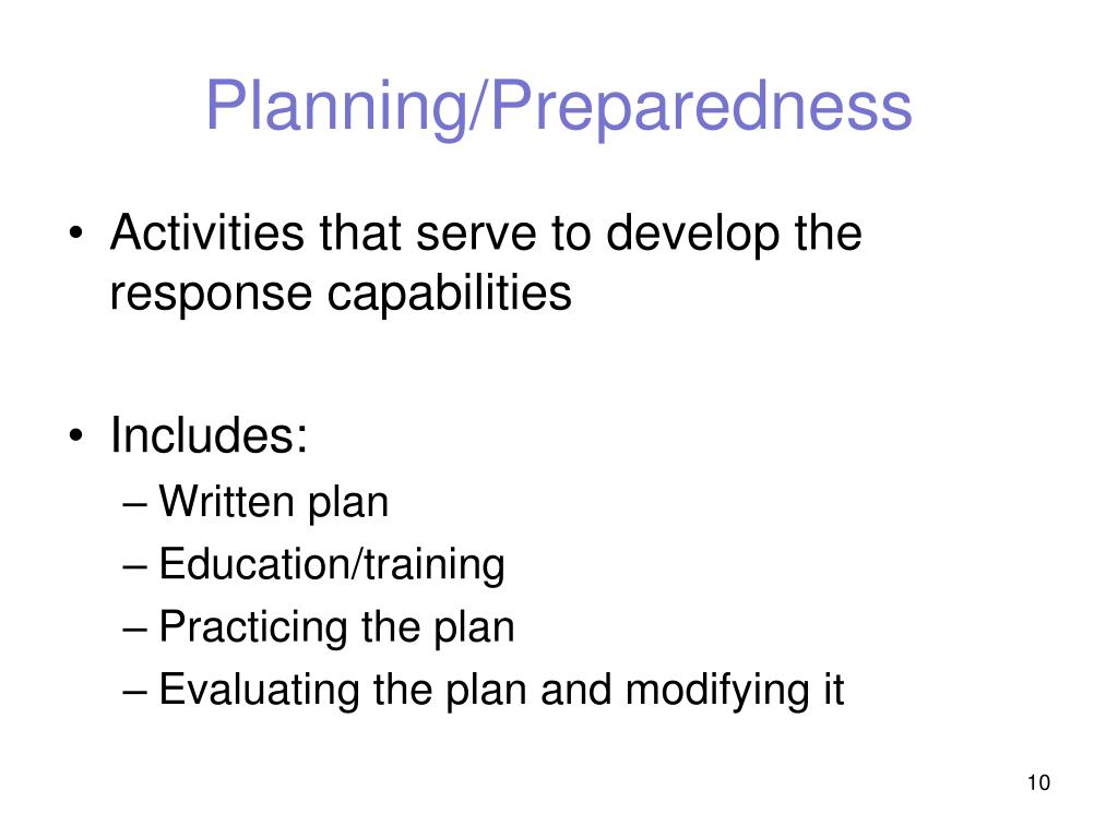 PPT - Leadership and Staff Presentation on Emergency Preparedness ...