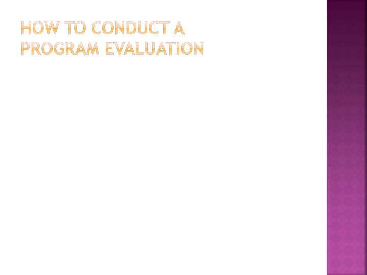 PPT - Program Evaluation Research Method PowerPoint Presentation - ID ...