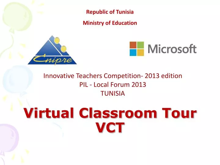 PPT - Virtual Classroom Tour VCT PowerPoint Presentation, free download ...